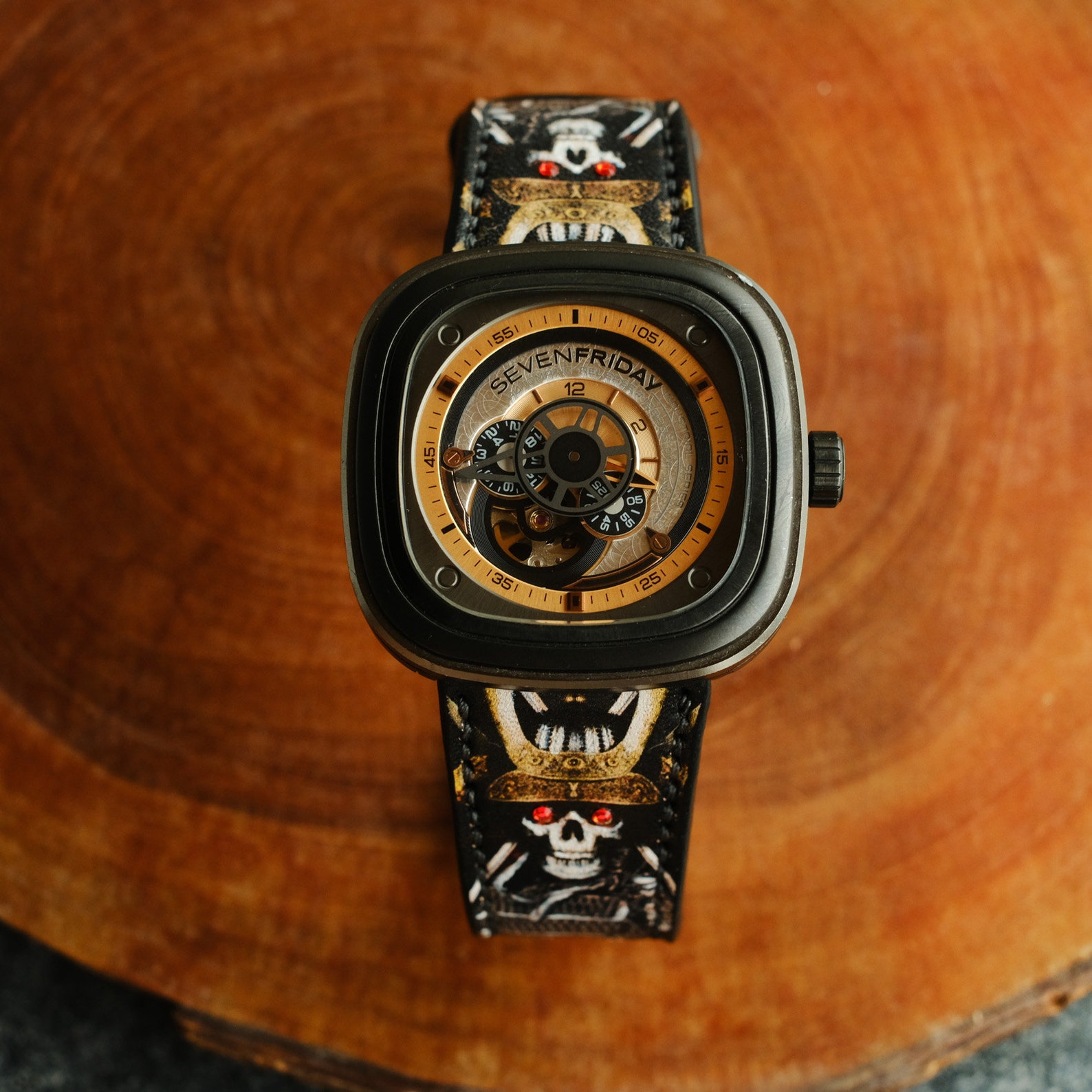 Sevenfriday Leather Straps With Swarovsky Crystal 28mm T Series 26mm ...