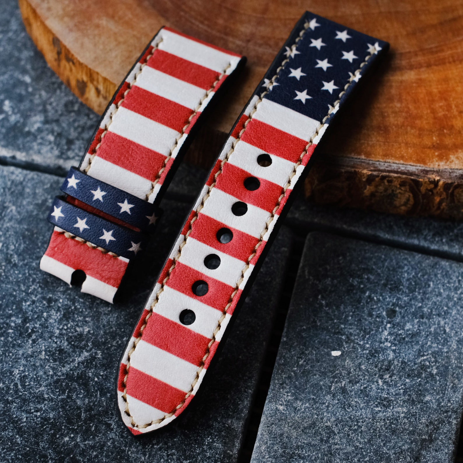 Apple Watch IWatch Band USA Flag Series 6 Series 5 Series 4 | Etsy