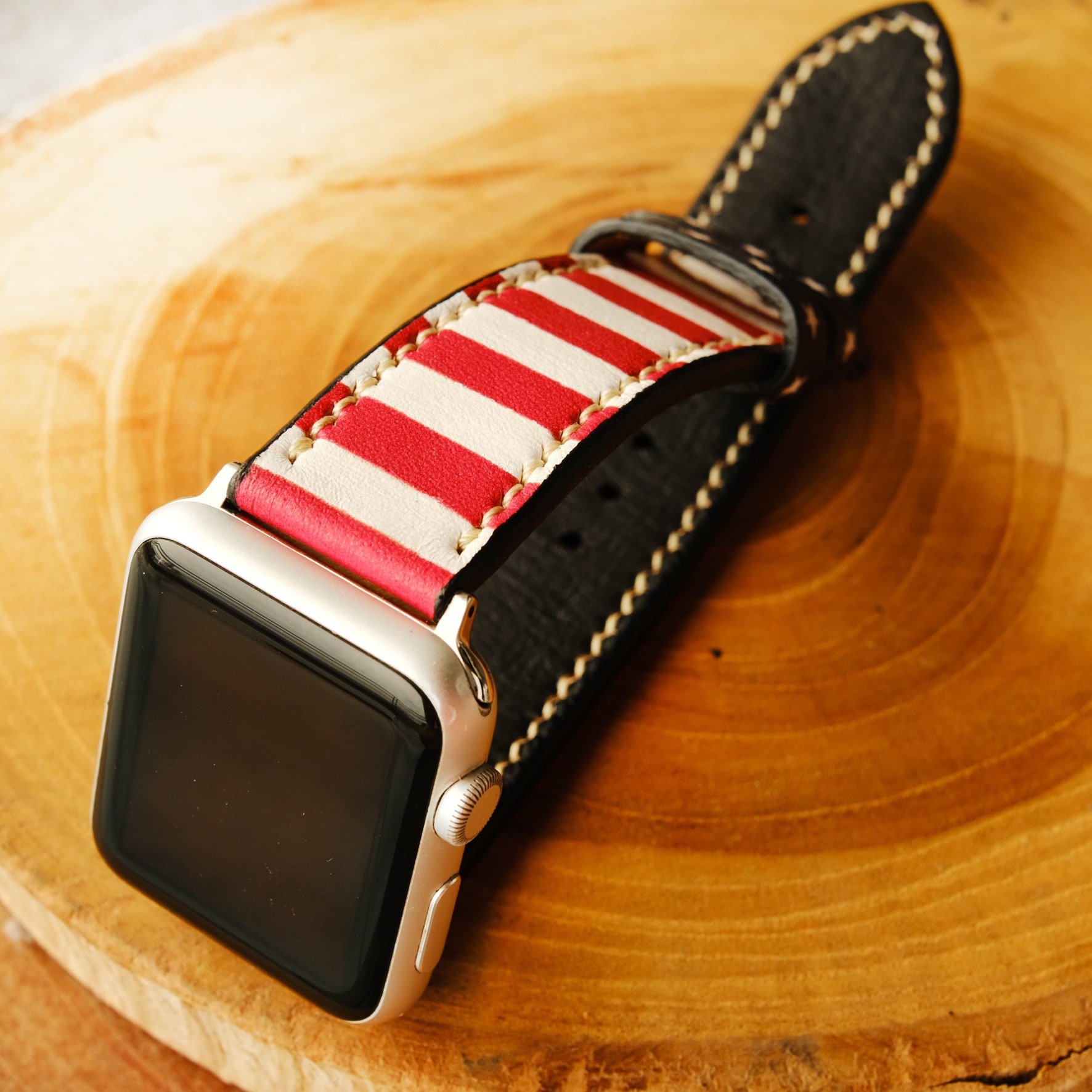 Apple Watch Iwatch Band USA Flag Series 8 Series 7 Series 6 Series 5 ...