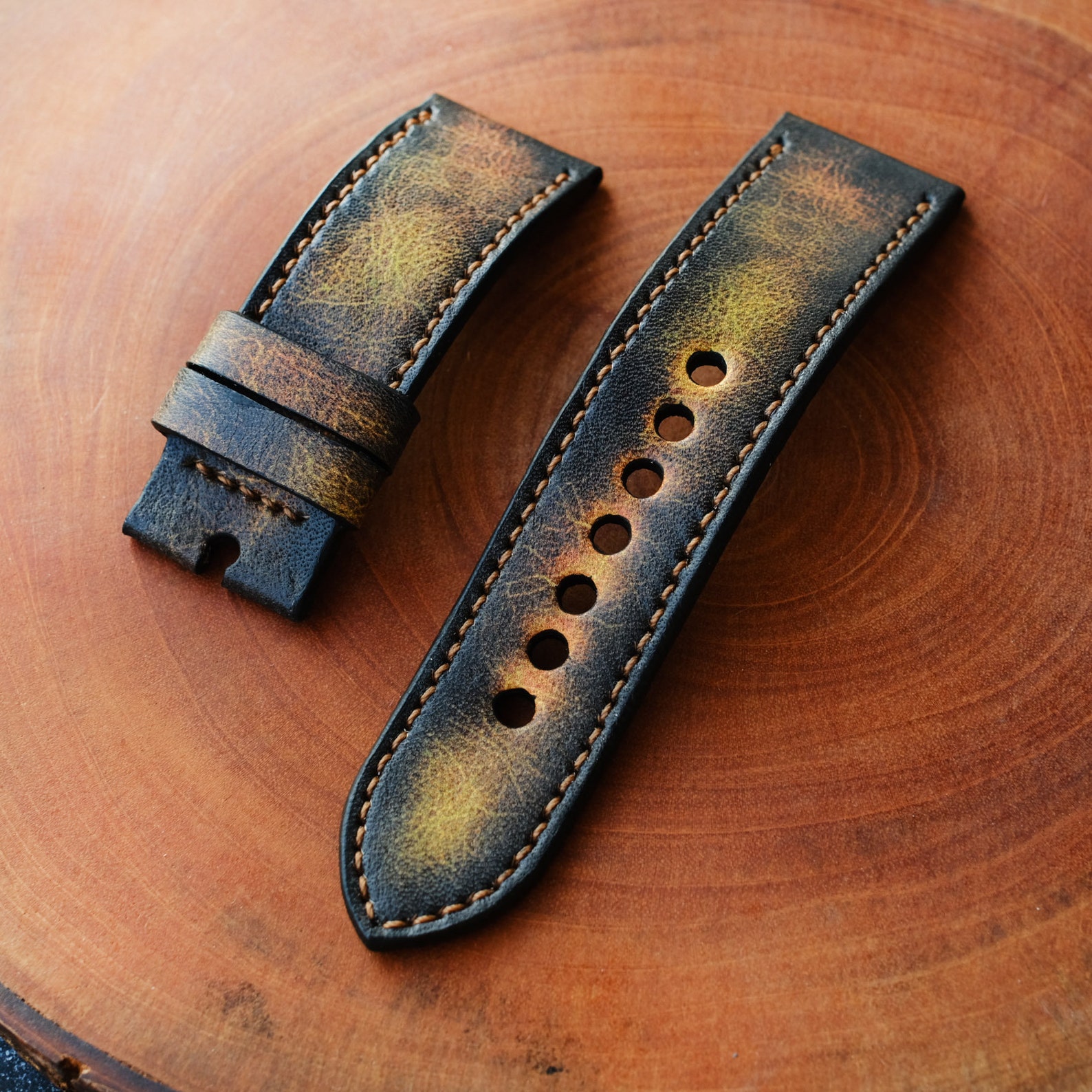 Panerai Leather Strap Panerai Watch Band for Officine Panerai | Etsy