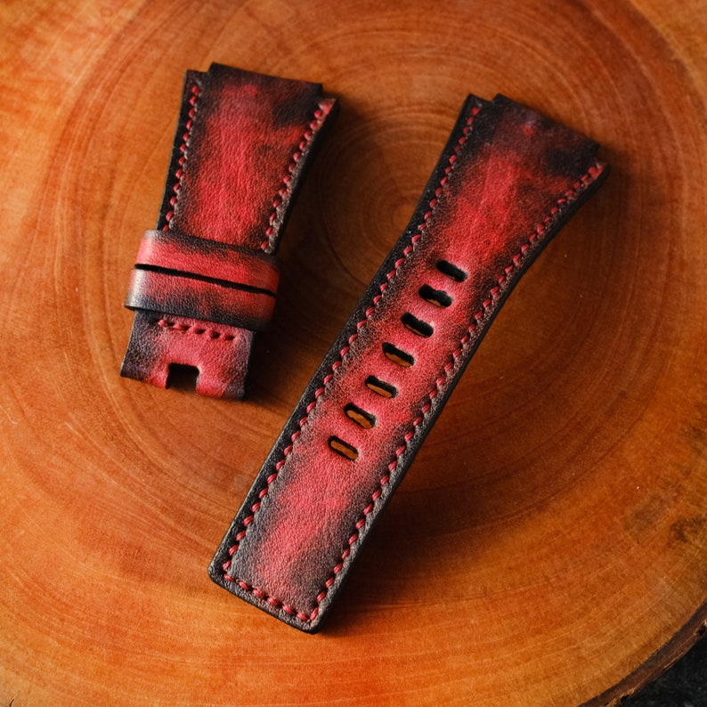 Bell and ross watch band handmade leather straps for BR 01 BR | Etsy