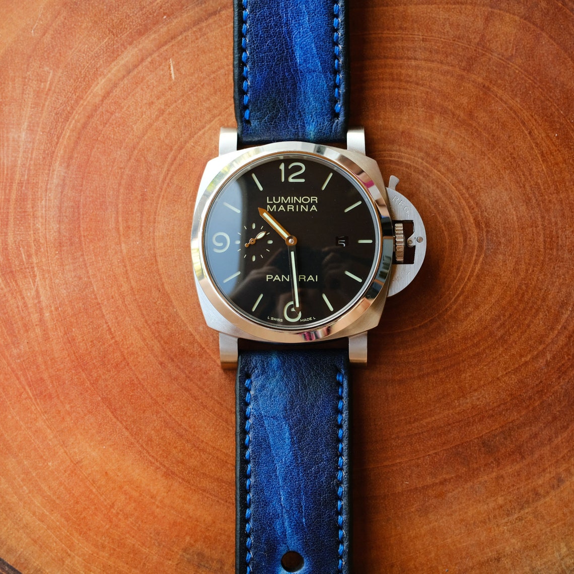 Panerai Leather Strap Panerai Watch Band for Officine Panerai | Etsy