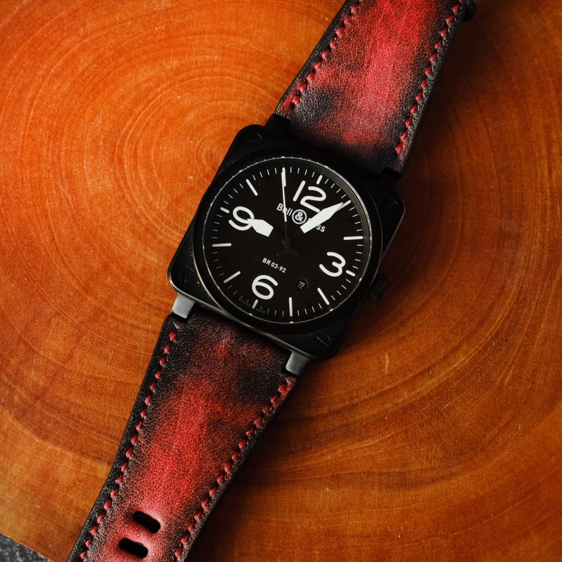 Bell and Ross Watch Band Handmade Leather Straps - Etsy