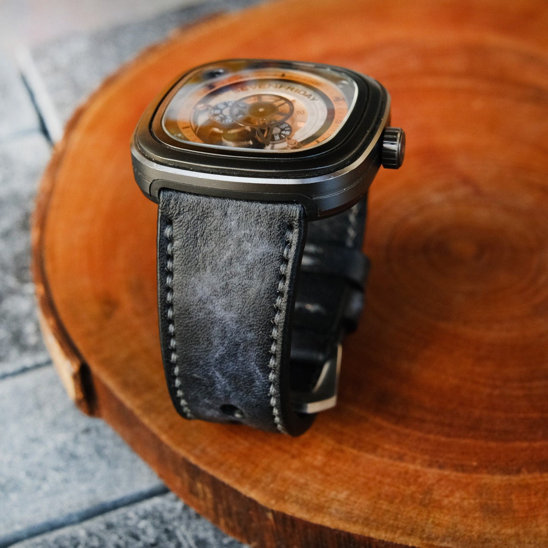Sevenfriday Watch Leather Straps 28mm 24mm Handmade Leather Straps - Etsy