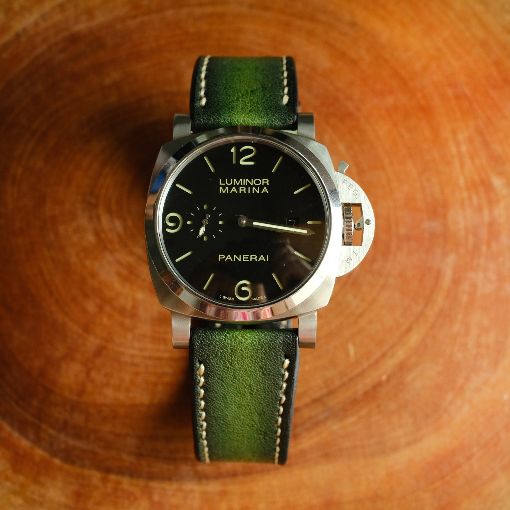 Panerai Strap Panerai Watch Band for Officine Panerai Luminor Marina ...