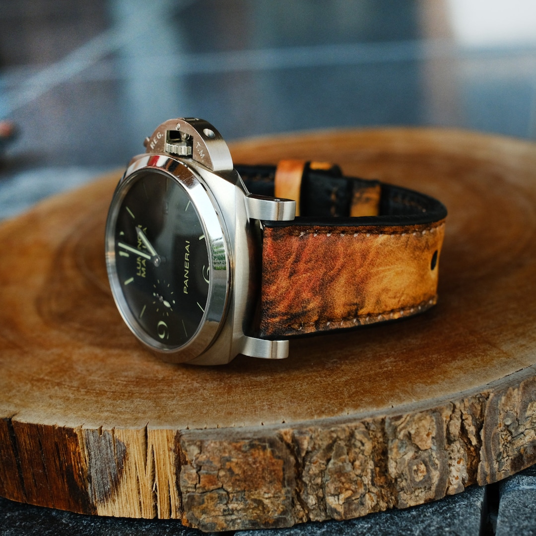 Panerai Leather Band Panerai Watch Band for Officine Panerai Luminor ...