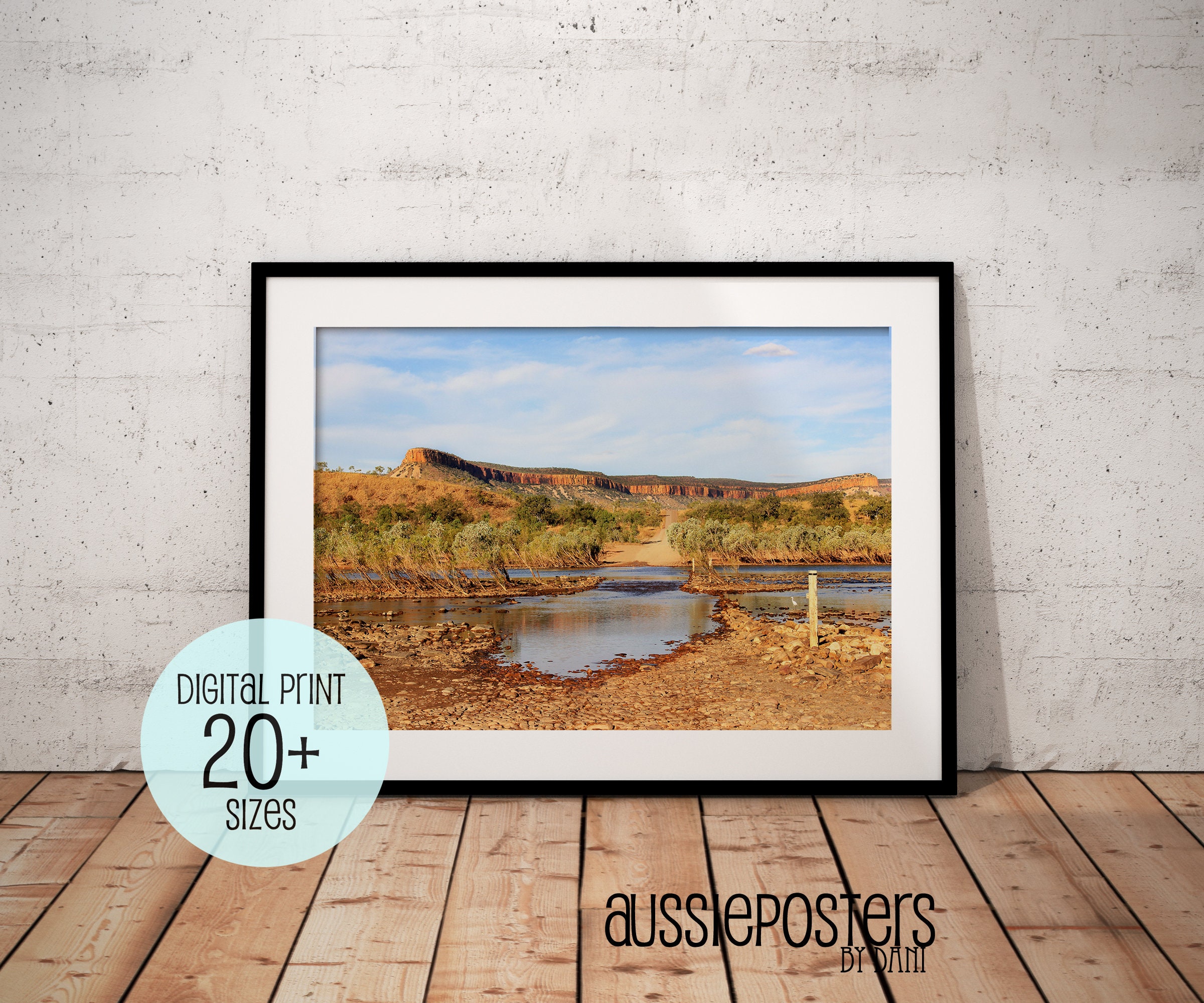 Pentecost River Crossing Kimberley Western Australia Print – Australian ...