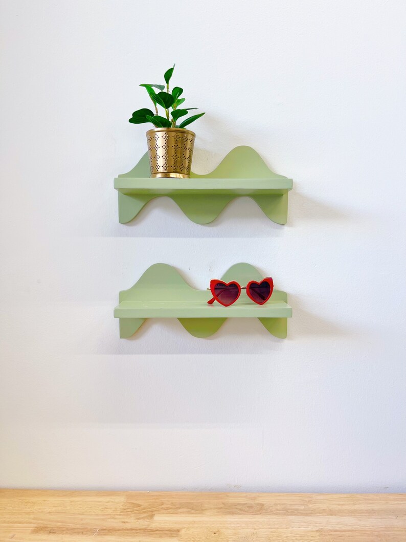 Original Wavy Wall Shelf - Etsy