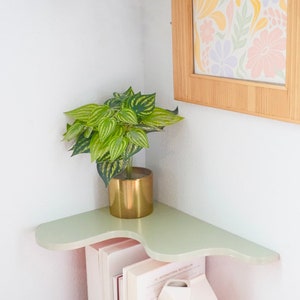 Curvy Corner Shelf Wavy, Squiggle - Etsy UK