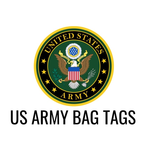 Military Luggage Tag - Etsy