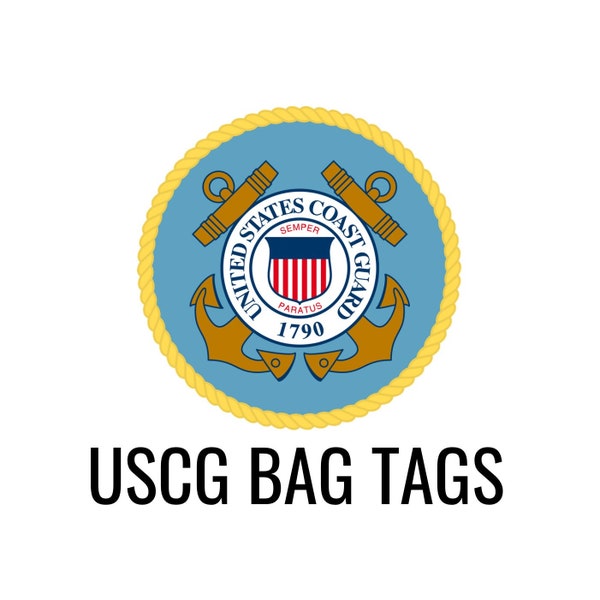 Coast Guard Name Tag - Etsy