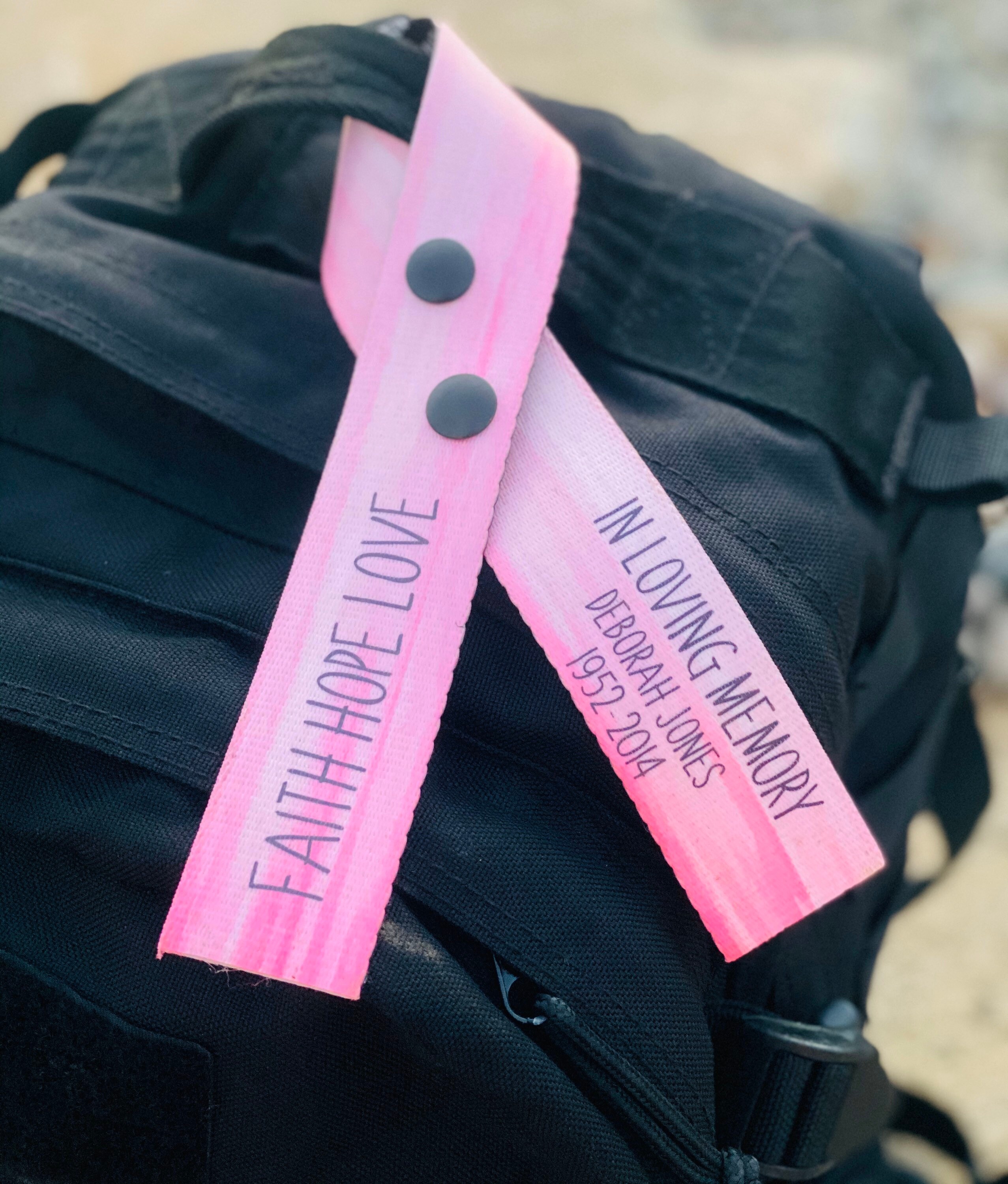 Breast Cancer Awareness Bag Tag, Luggage Tag, Suitcase Name Tag - Etsy UK