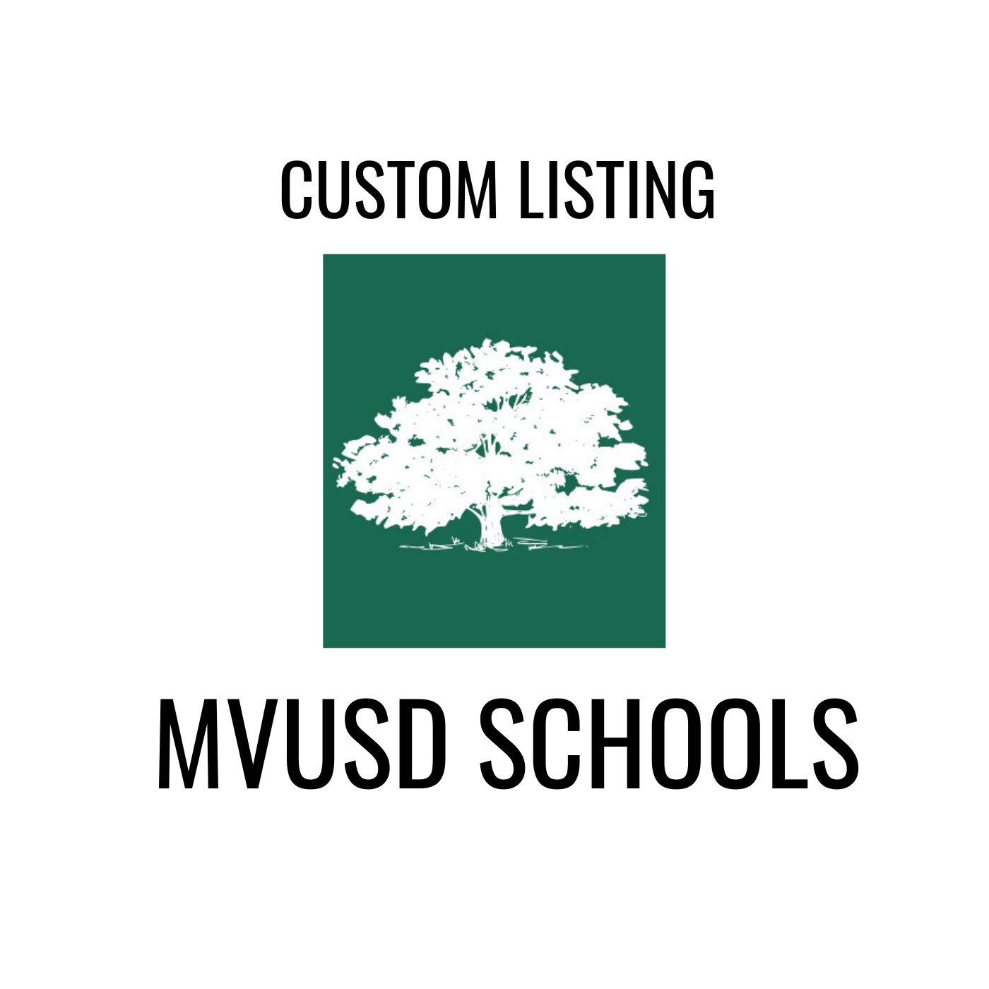 MVUSD Schools reorders - Etsy UK