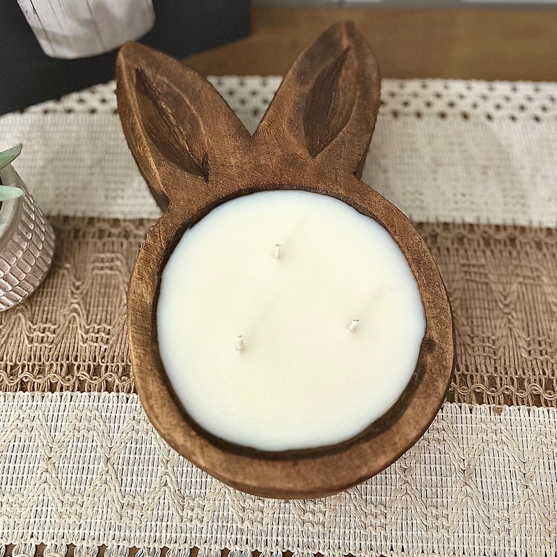 Bunny Candle - Etsy