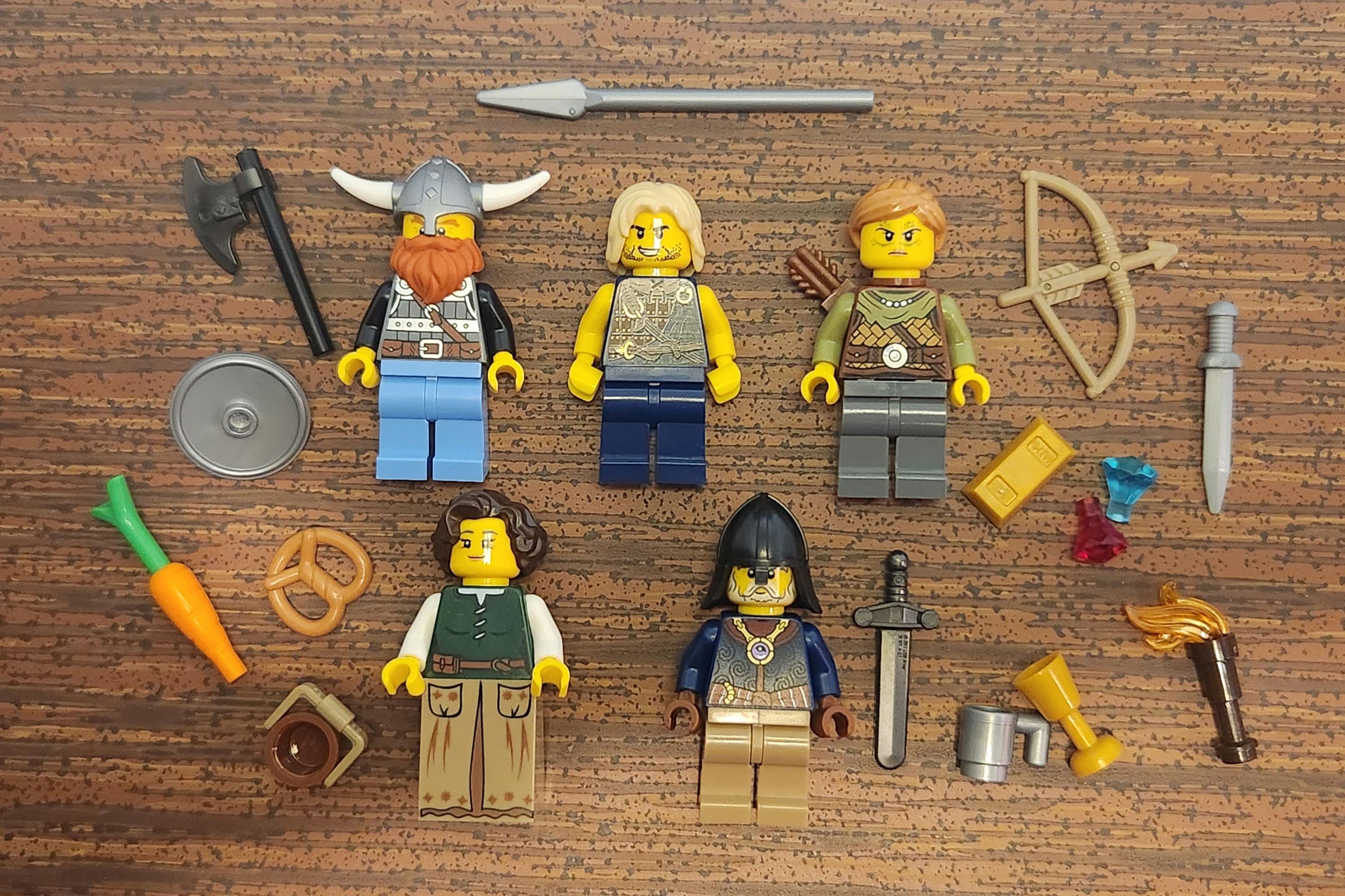 Lego viking minifigure store