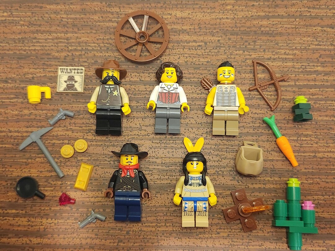 Cowboy Western Theme Minifigure Pack - Etsy
