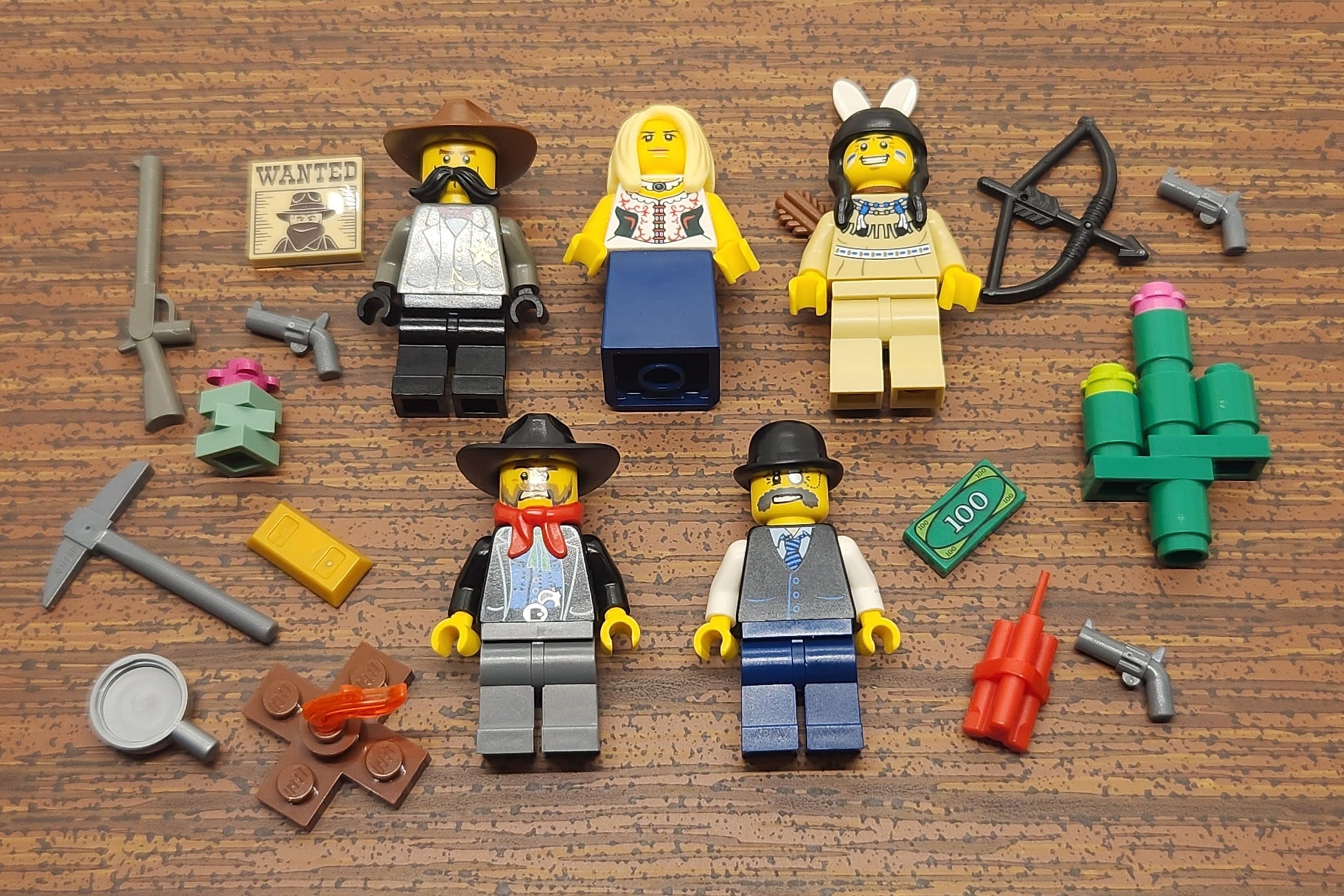 Cowboy Western Theme Minifigure Pack - Etsy