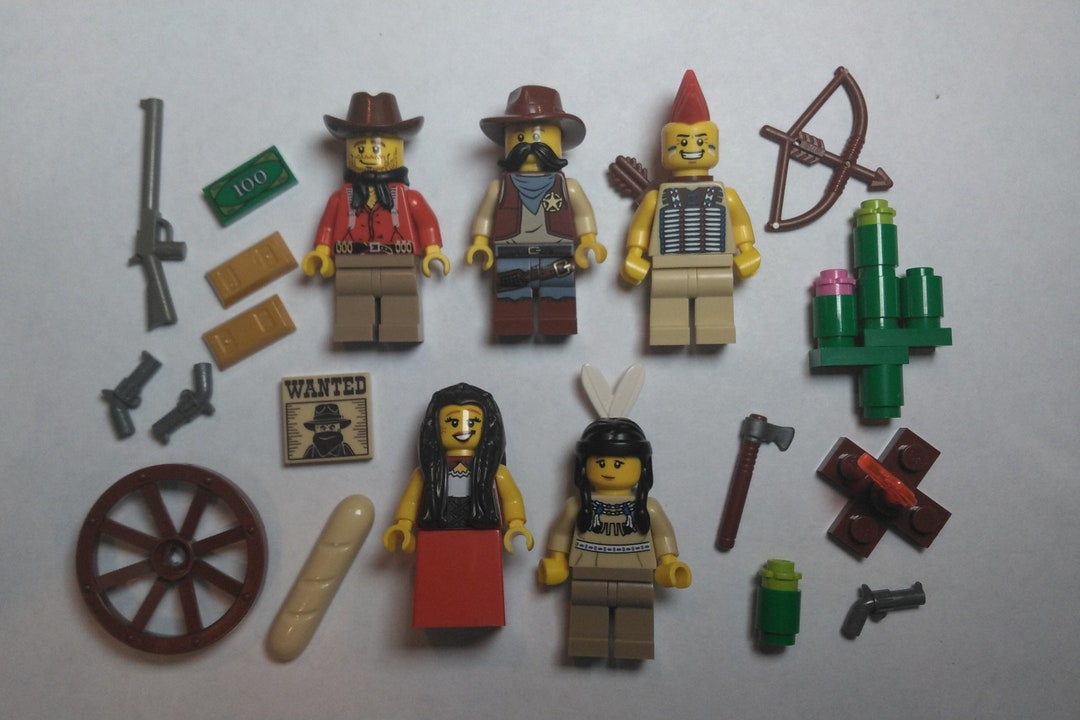 Cowboy Western Theme Minifigure Pack - Etsy