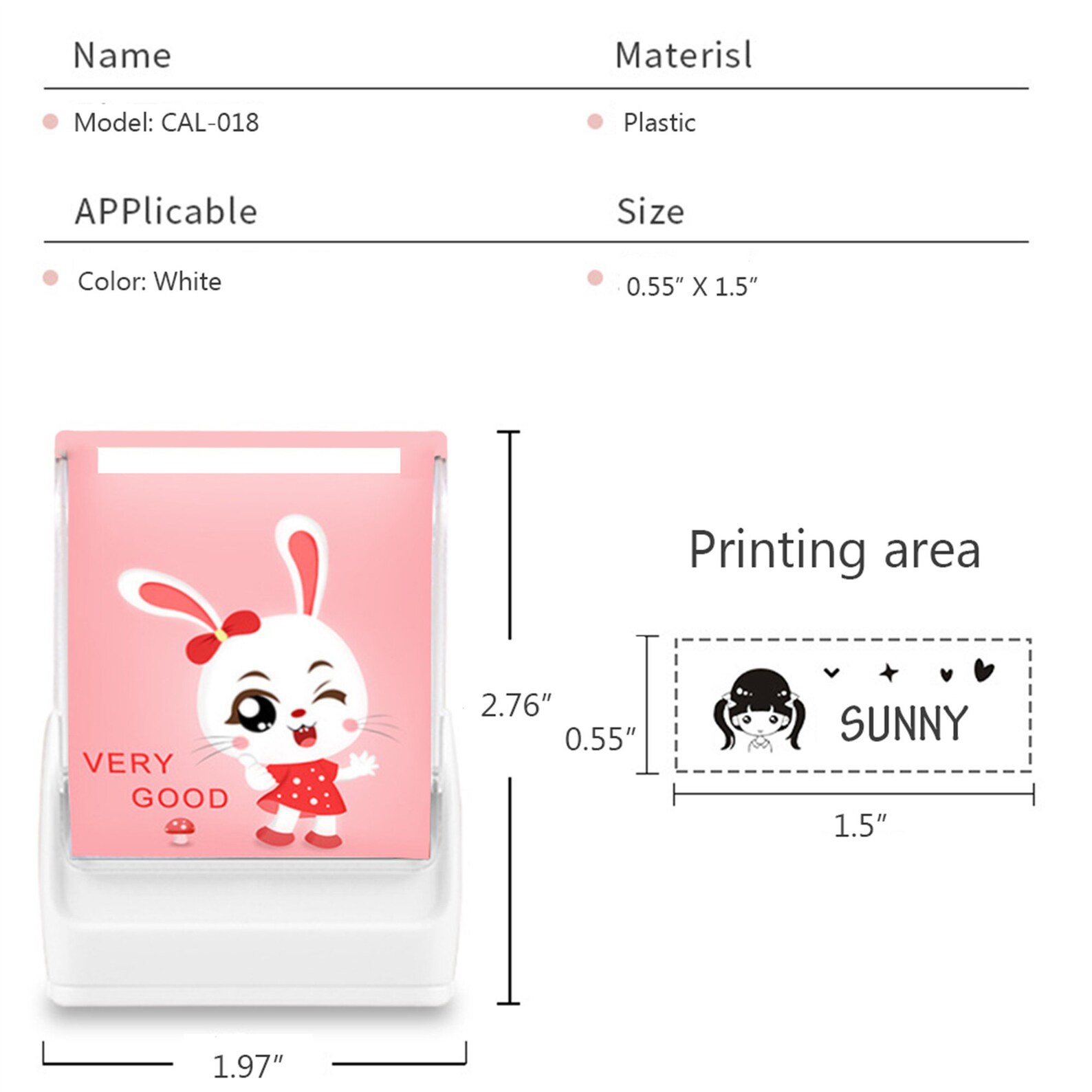 Customized Name Stamp, Clothing Label Stamp, School Label Clothing ...