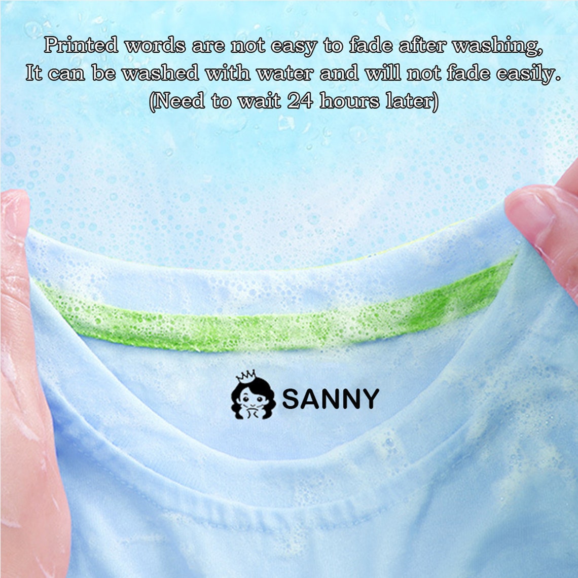 Customized Name Stamp, Clothing Label Stamp, School Label Clothing ...