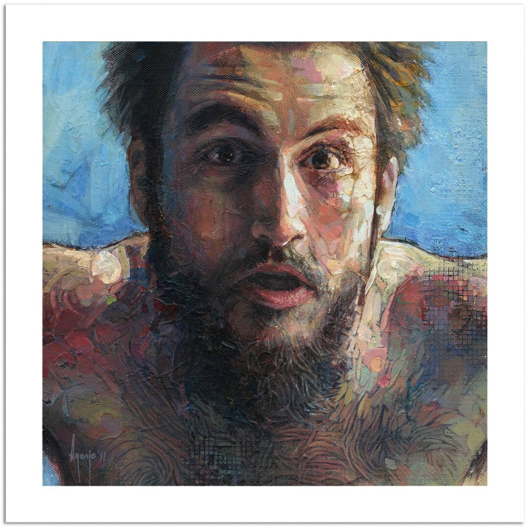 10x10in / 12x12in / 14x14 Inch Giclee Art Print 'anu' of the Original ...