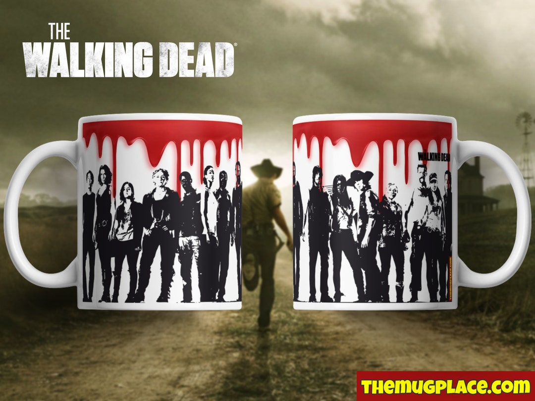 The Walking Dead Mug Gift - Blood Dripping Effect - Unique Design 15 ...