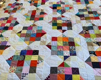 Happy Scrappy Quilt - Etsy