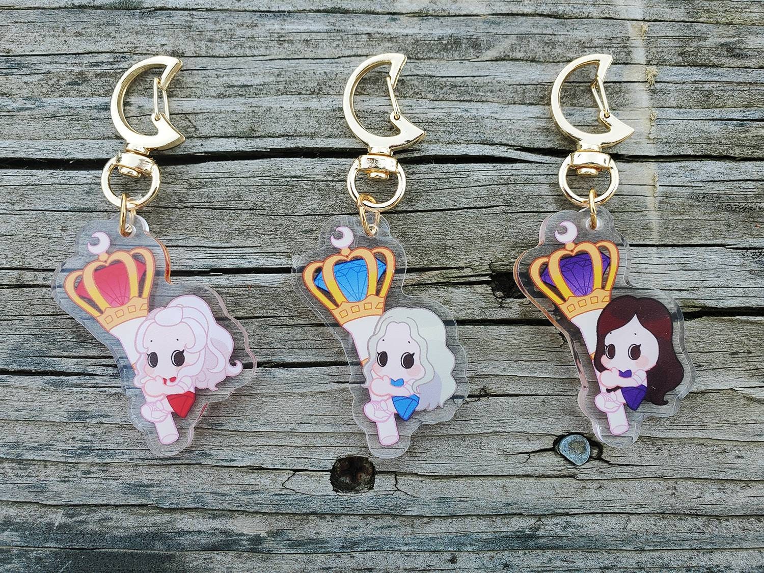 LOONA Lightstick Keychains K-pop Girl Group - Bag Charm - Etsy