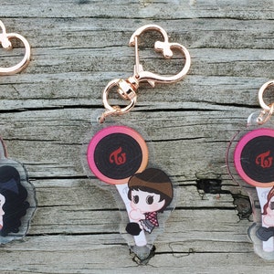 Twice Lightstick Keychains K-pop Girl Group - Bag Charm - Etsy