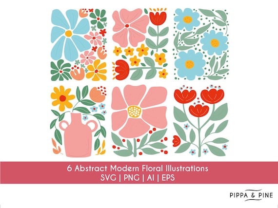 Abstract Flower Design Pattern