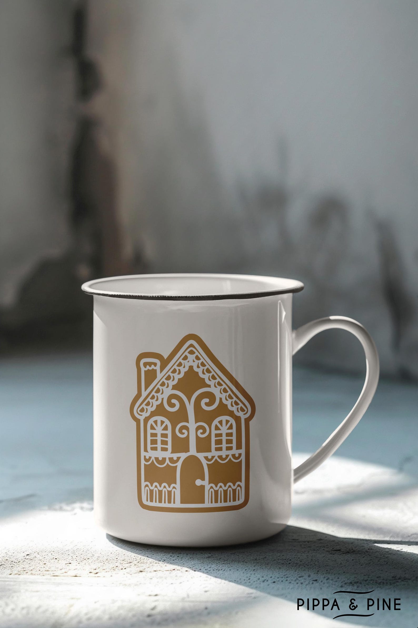 Gingerbread House Labels SVG | Christmas House Cut File for Cricut ...