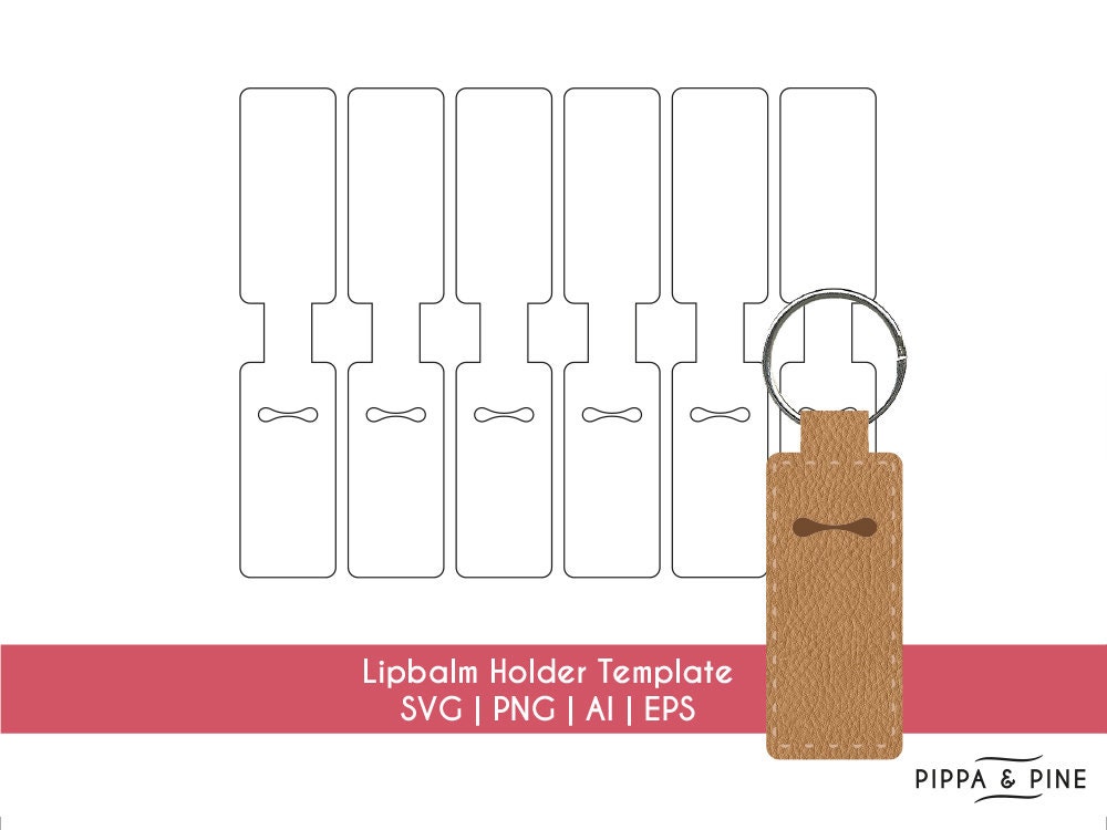 Lip Balm Holder Template | Instant Download | 8.5" X 11" Paper Size ...