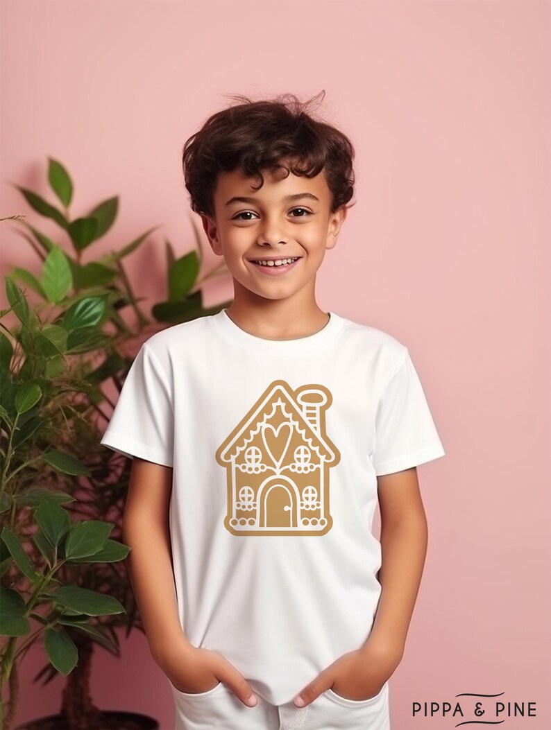 Gingerbread House Labels SVG | Christmas House Cut File for Cricut ...