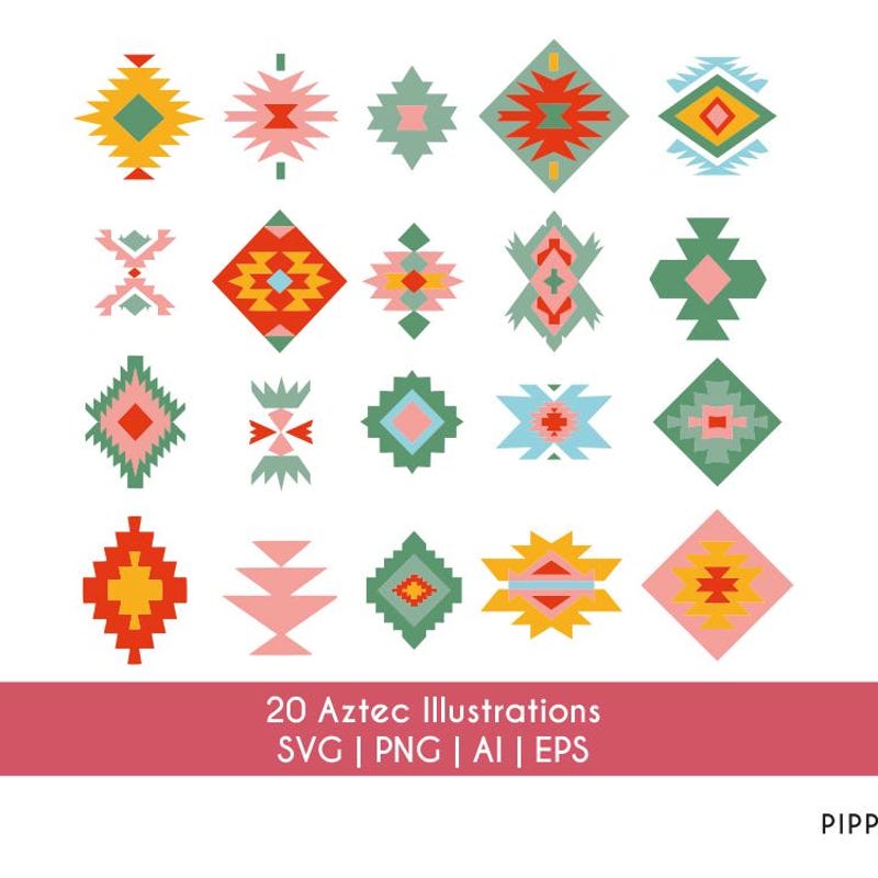Southwestern Pattern Svg File - Etsy