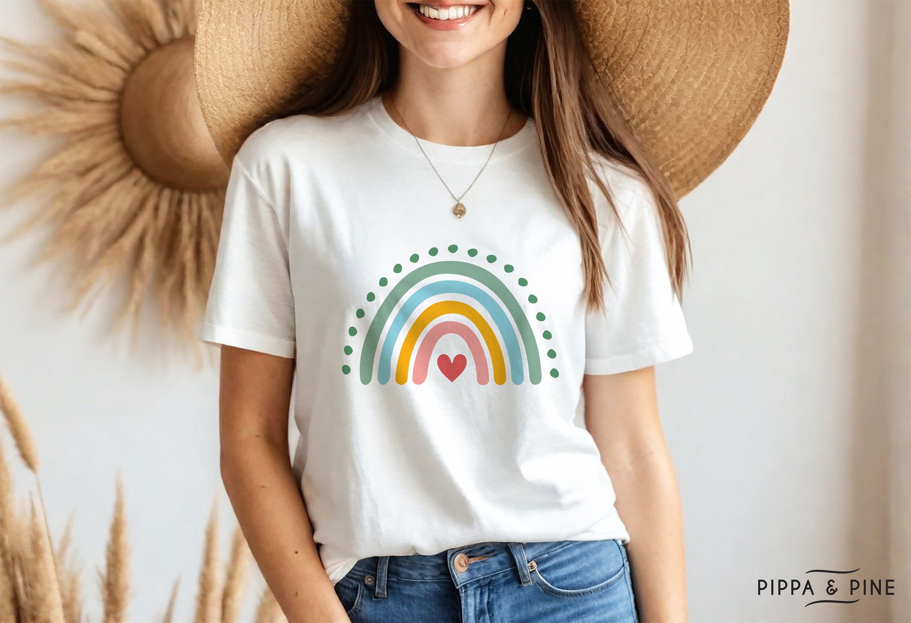 Rainbow Design for Sublimation | Hand Drawn Rainbow PNG SVG EPS Ai for ...