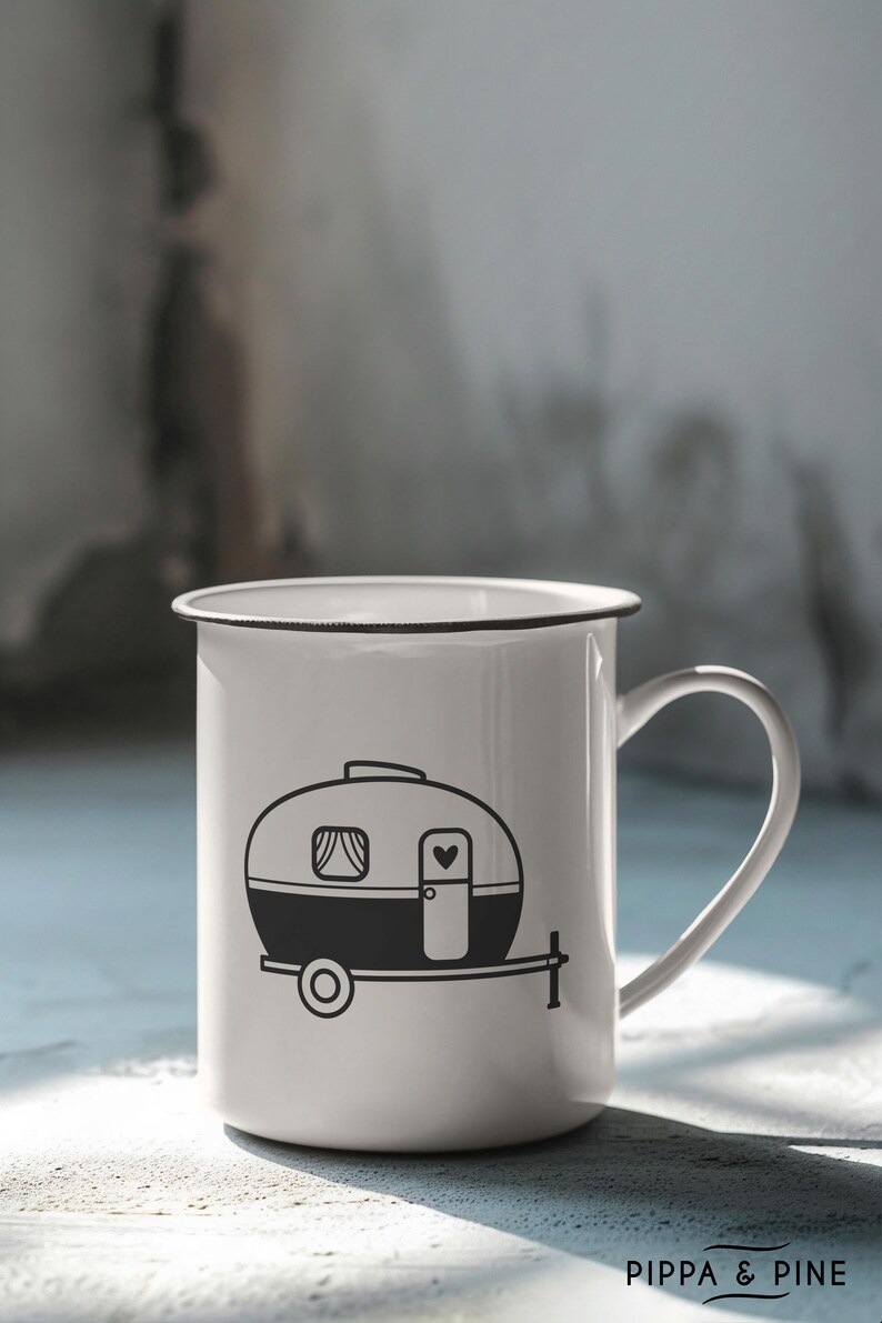 Caravan SVG Bundle | Camper Life Camping RV Happy Camper | Camper ...