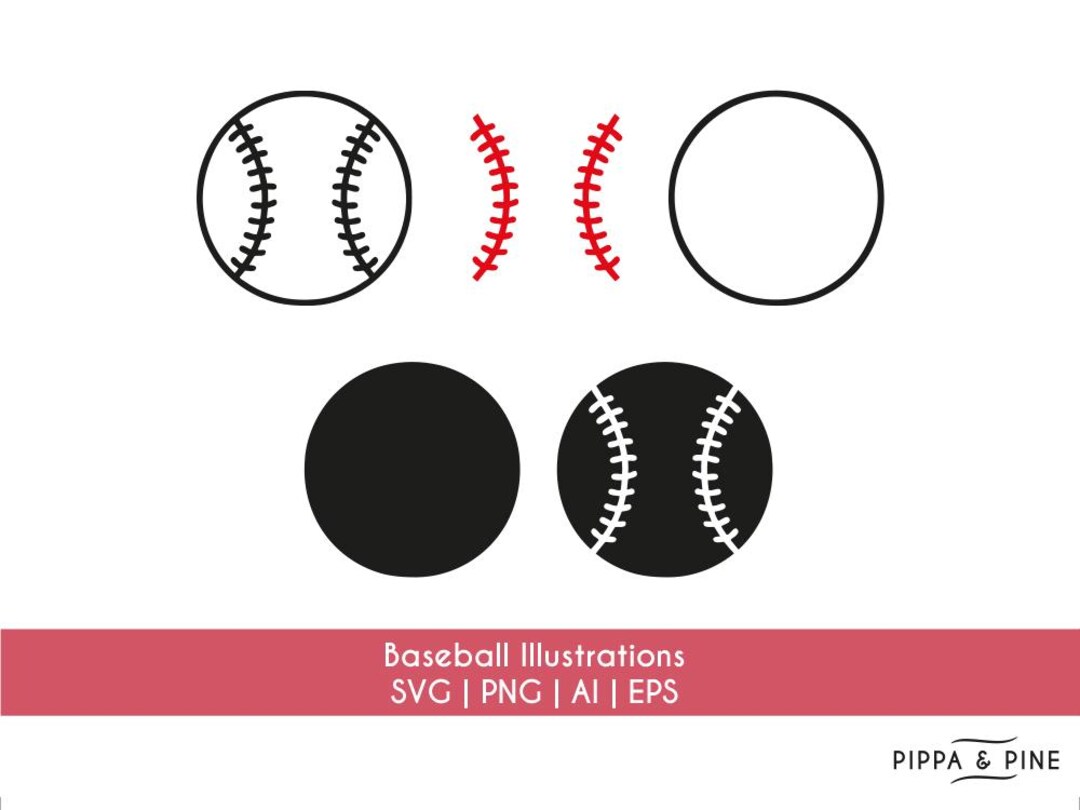 Baseball Layered SVG | Baseball Cut File for Cricut Silhouette Laser ...