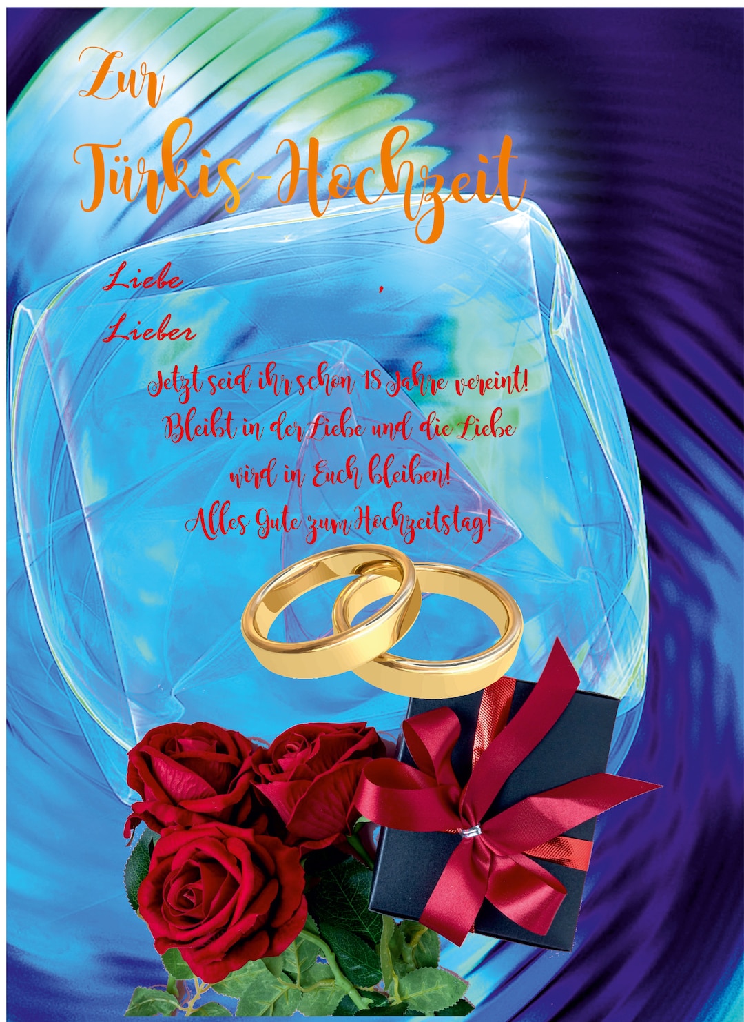 Gluckwunsche Zum 18 Hochzeitstag