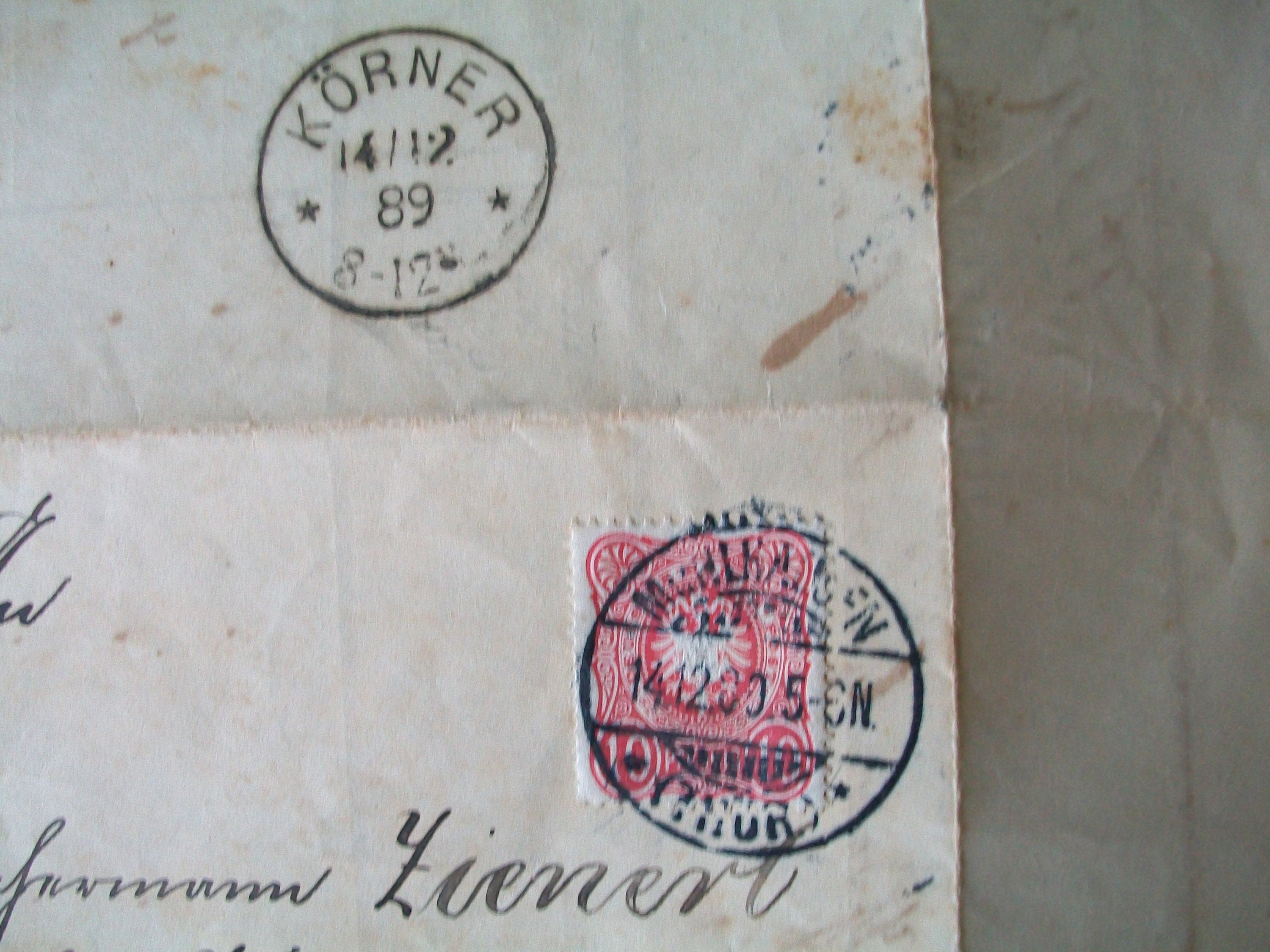 Rarity Letter From 1889 Completely Preserved With Stamp - Etsy