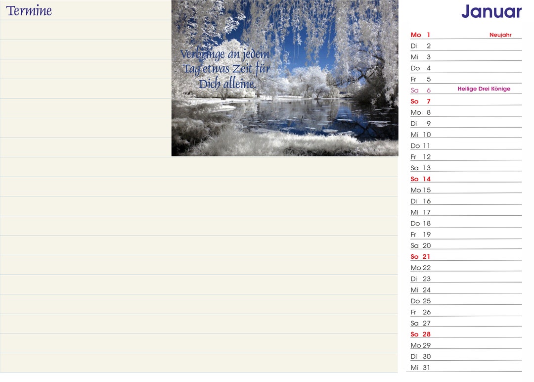 Desk Pad, Calendar, Appointment Planner Digital to Download - Etsy