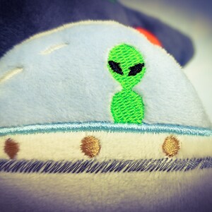Alien Stuffie ITH Alien Bundle Ufo Star ITH Embroidery Machine Pattern ...