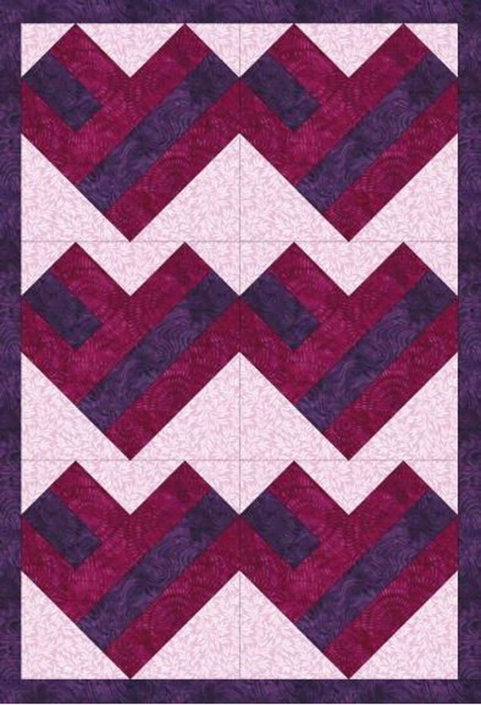 ITH Quilt Block HEART Paper Piece 4x4 5x7 and 8x8 Mug Rug Heart ...