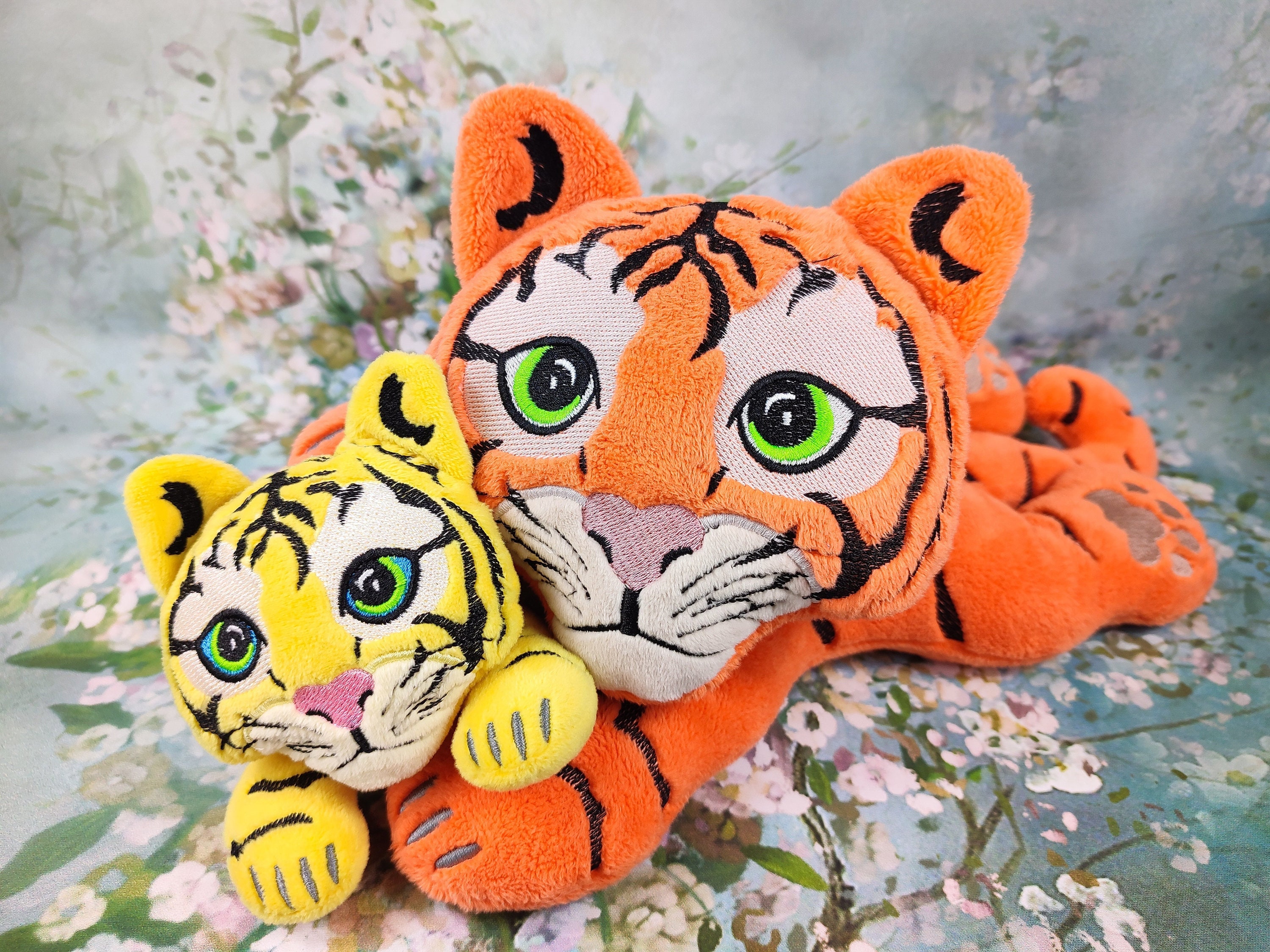 ITH Tiger 3D 5x7 8x8 6x10 8x11 8x14 Tiger STUFFIE Tiger Plush - Etsy