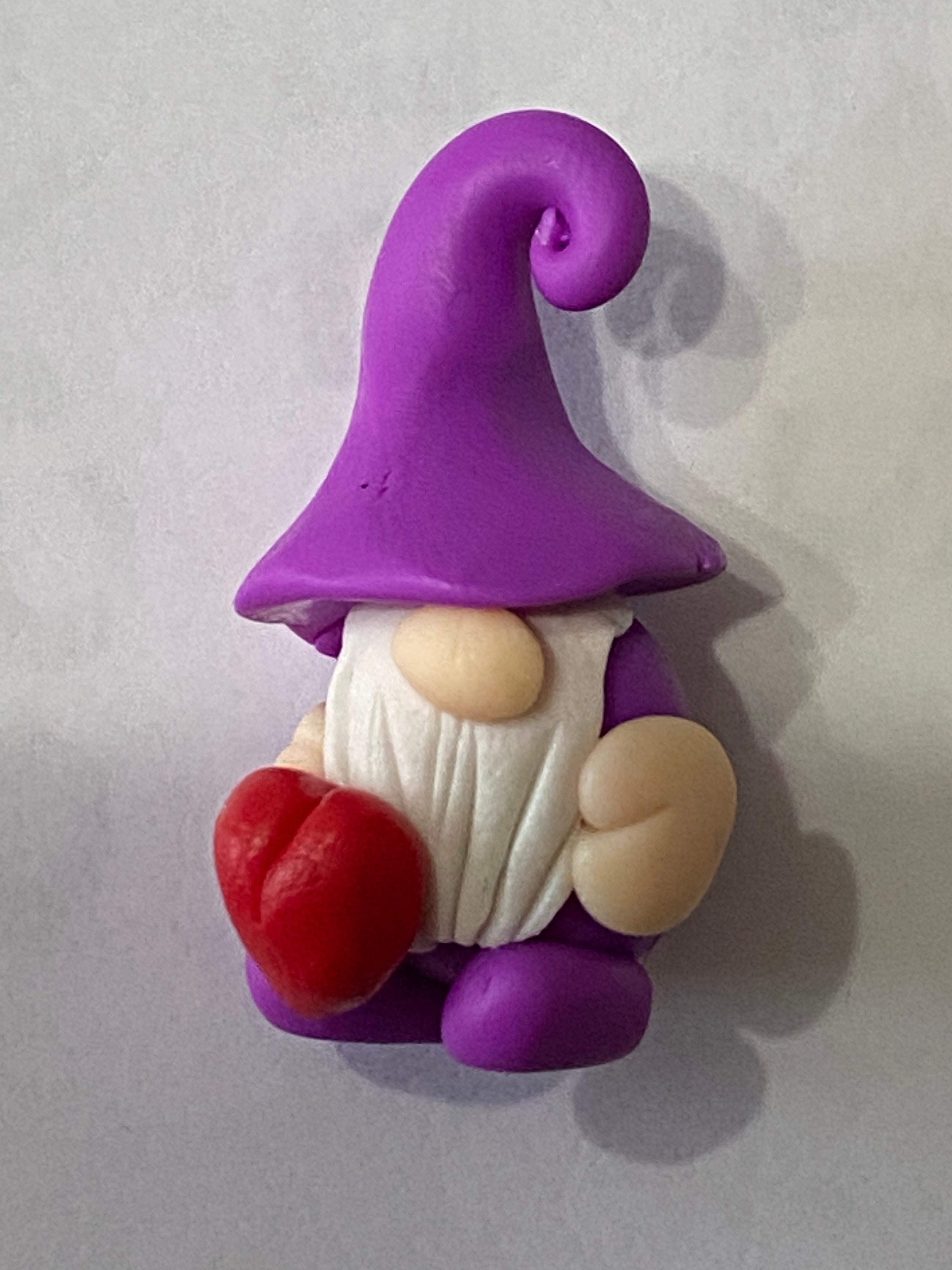 Mini Gonks /gnomes With Either Heart or Flower - Etsy