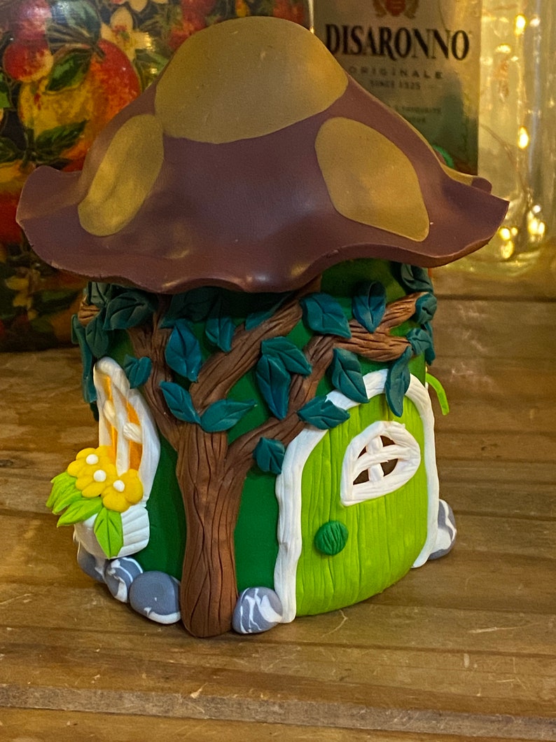 Mushroom Fairy/gnome House With Exclusive Gonk - Etsy