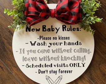 New Baby Sign - Etsy