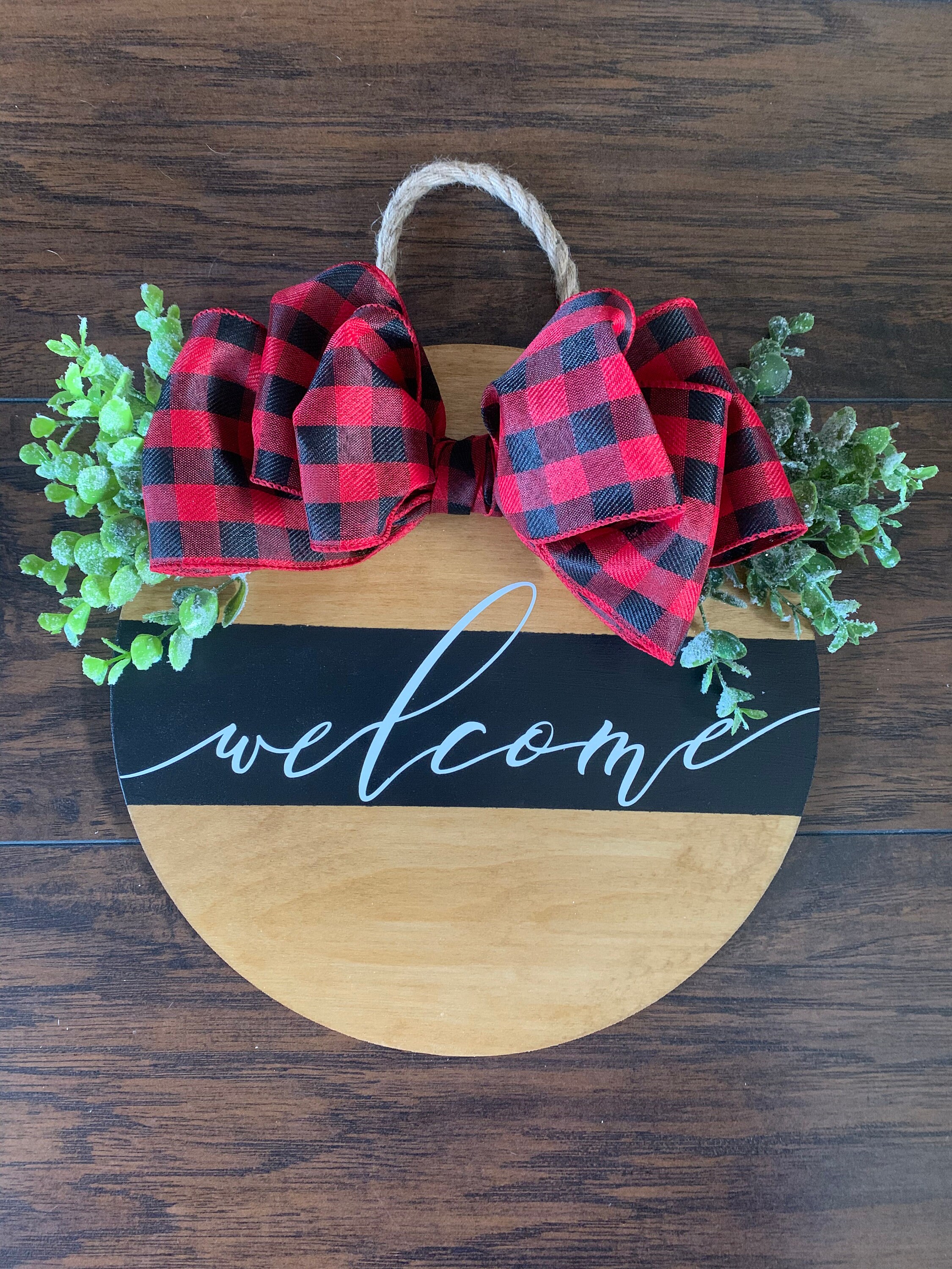 Door Sign, Welcome Sign, Door Hanger, Home Door Sign, Wood Sign, Wood ...