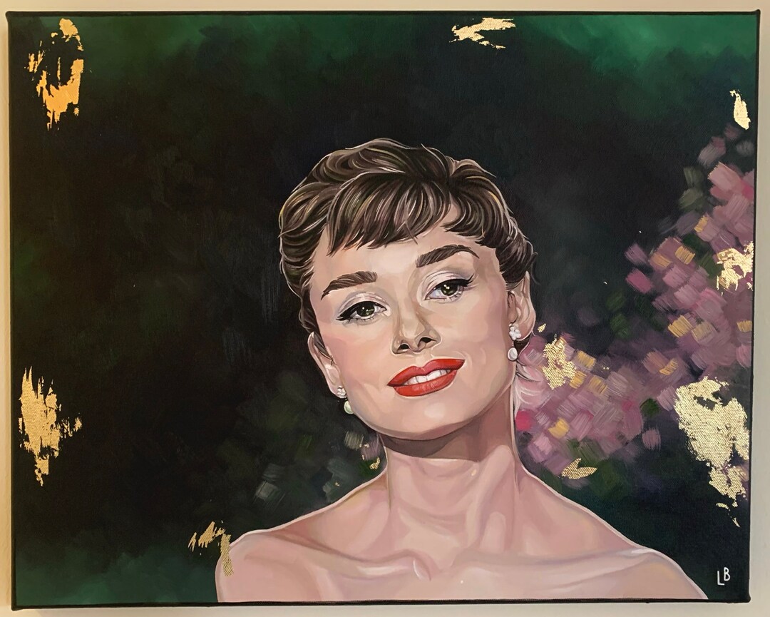 Audrey Hepburn Original Oil Painting - Etsy