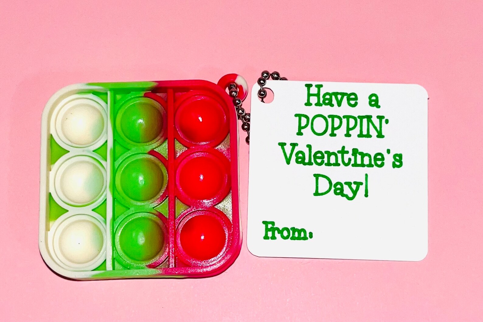 Valentine Pop It - Valentine Favors - Kid Valentine Card - Class ...