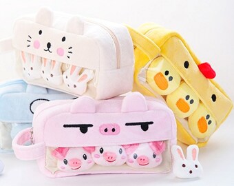 Animal Pencil Case - Etsy